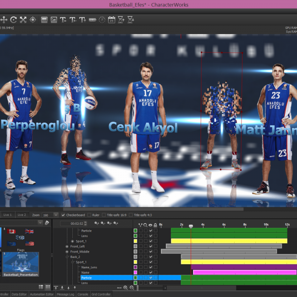 On-air Graphics System : CharacterWorks