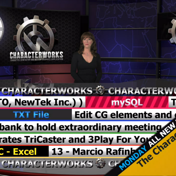 On-air Graphics System : CharacterWorks