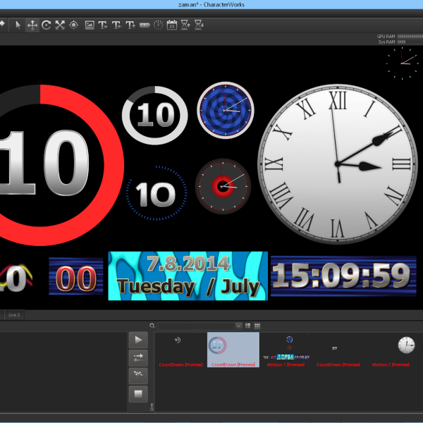 On-air Graphics System : CharacterWorks